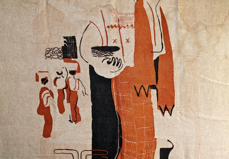 Ruth Reeves Wall Hanging, circa 1930 American Modernist For Sale at 1stDibs