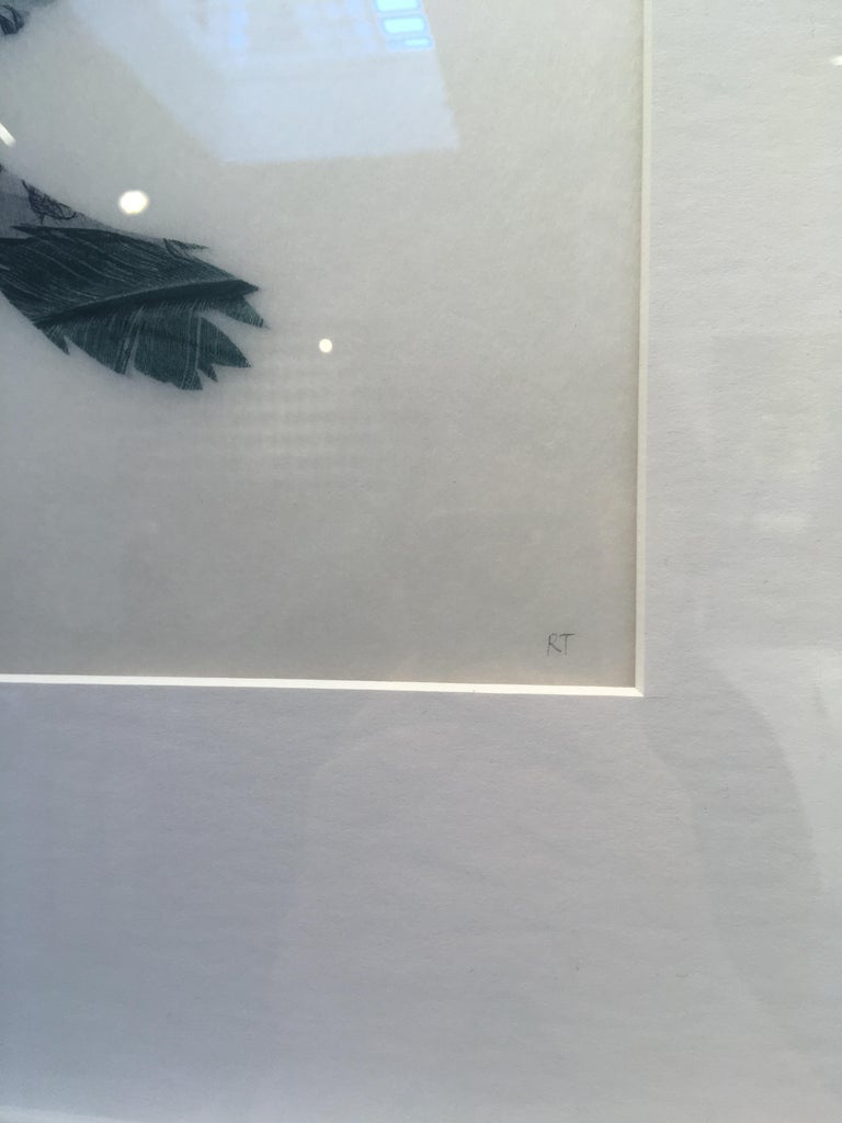 Ruth Thomas - A Loosely Woven Flock of Rooks - original print feathers ...