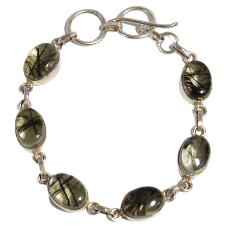 Rutilated Quartz Bracelet For Sale at 1stDibs