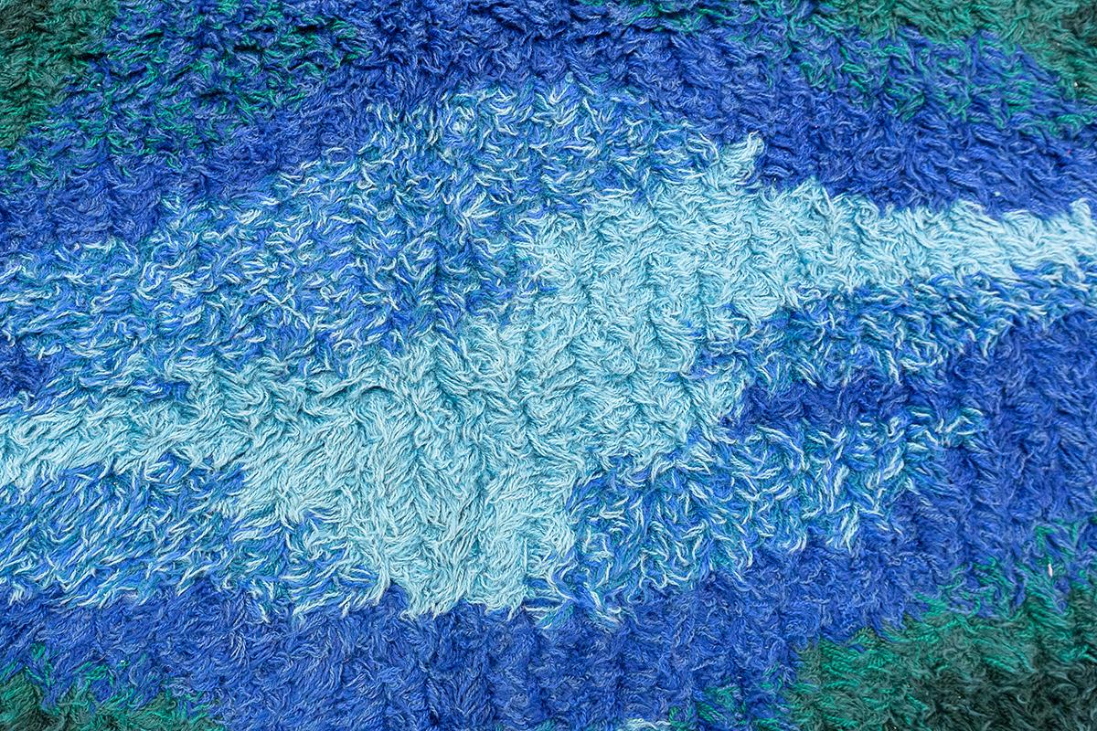 Rya Rug Shaggy Scandinavian Design For Sale at 1stDibs