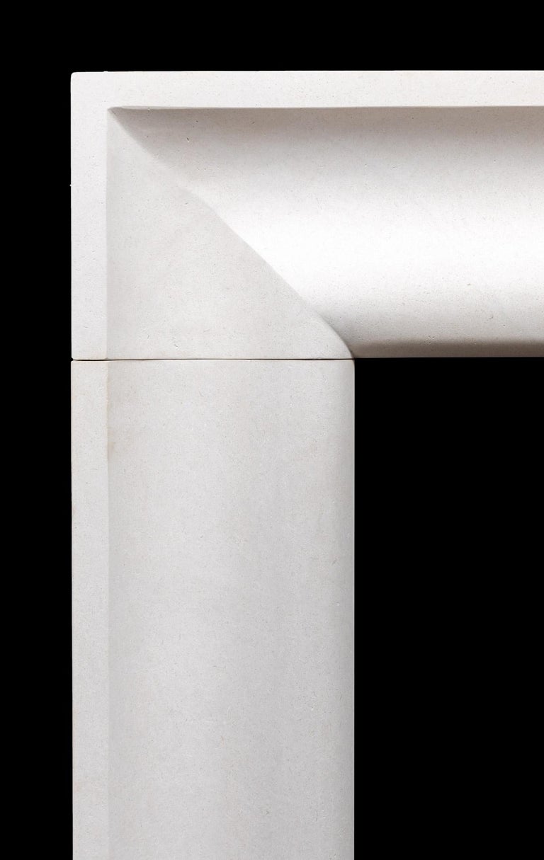 Ryan and Smith Modern Stone Bolection Style Fireplace For Sale at ...