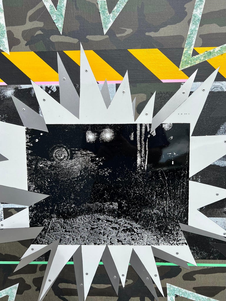 Ryan Humphrey - Outsider Ryan Humphrey Street Art Collage, Large ...