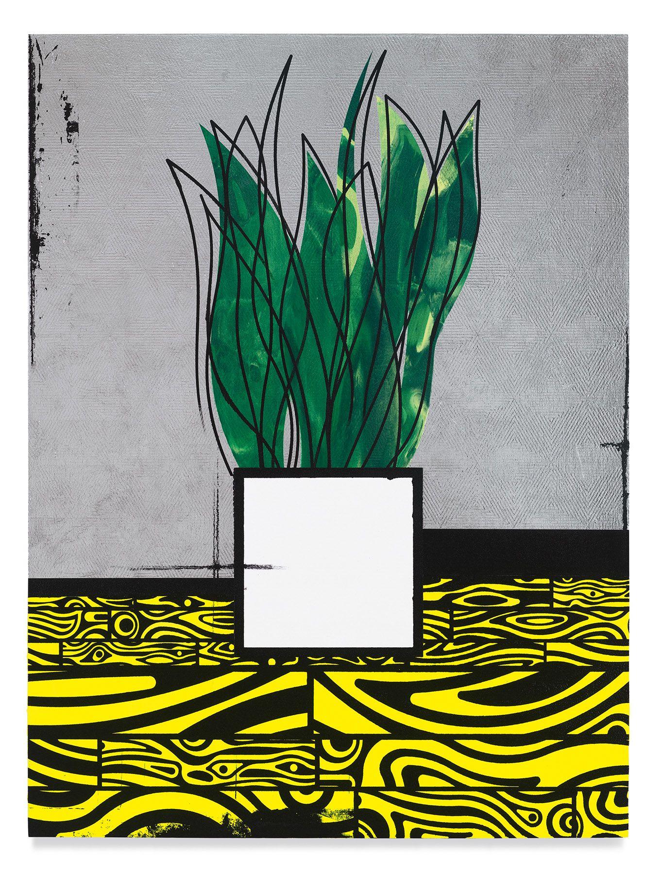 Ryan McGinness - Potted Plant Portrait (Wait) For Sale at 1stDibs
