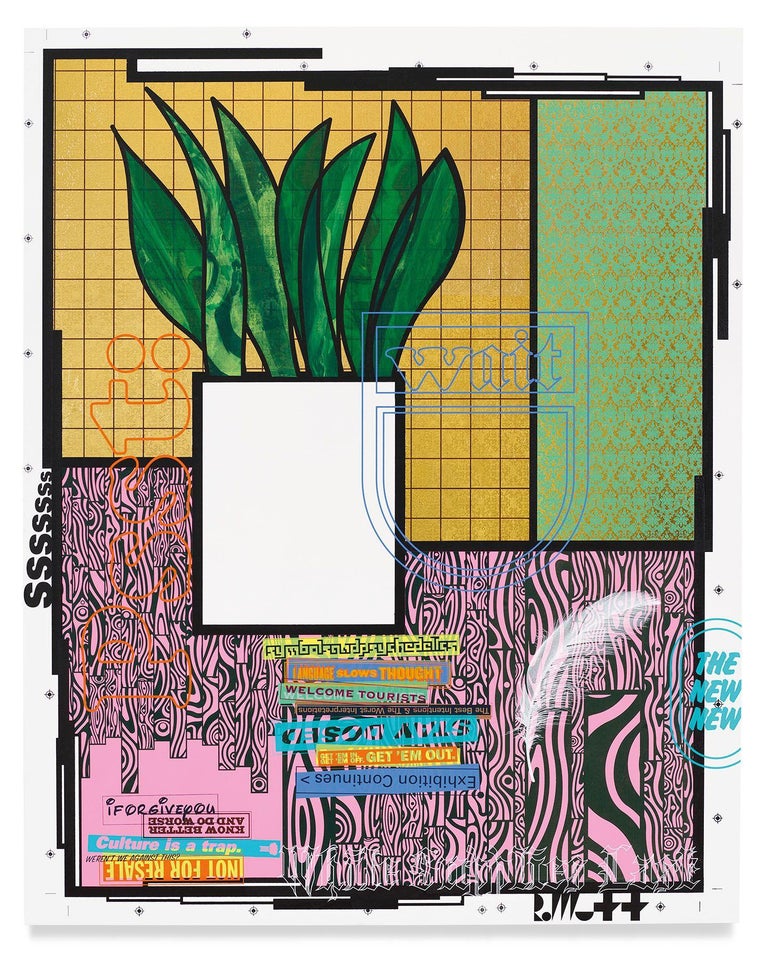 Ryan McGinness - Potted Plant Portrait (Wait) For Sale at 1stDibs