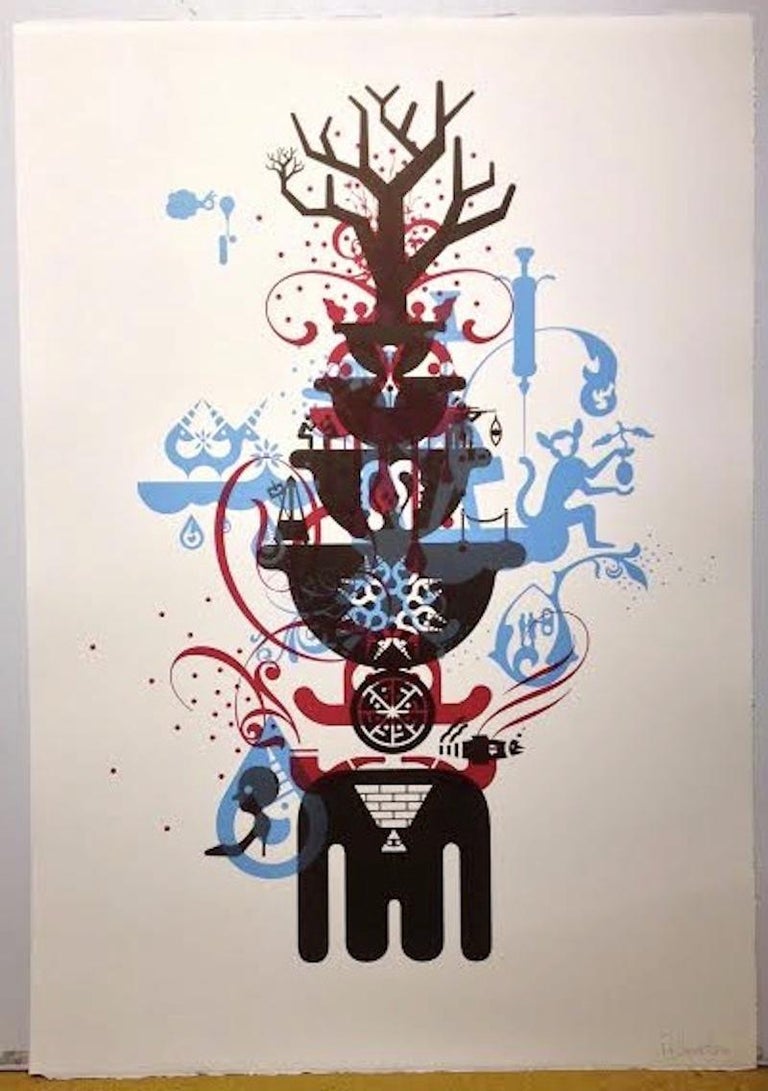 Ryan McGinness - Stability-Monoprint For Sale at 1stDibs