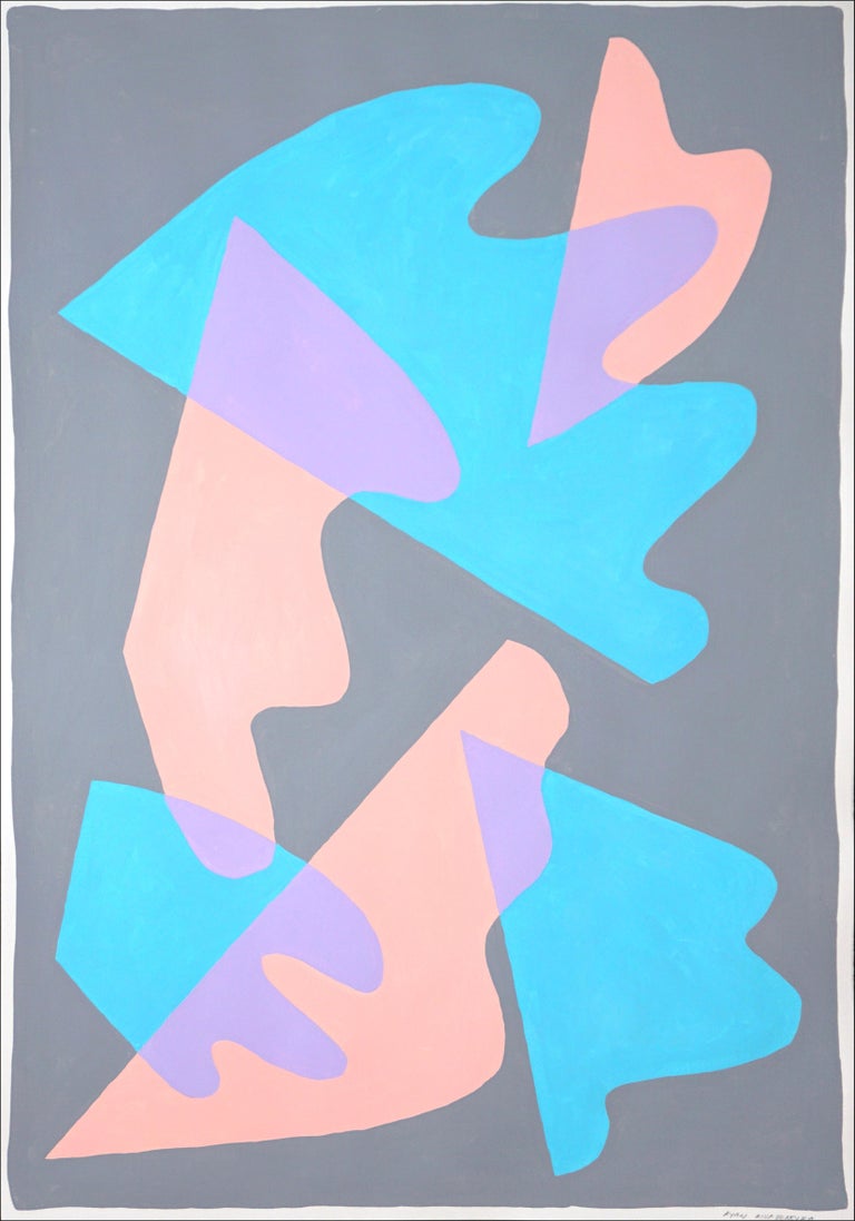 Ryan Rivadeneyra - Pastel Wings and Shapes, Mid-Century Shapes, Memphis ...