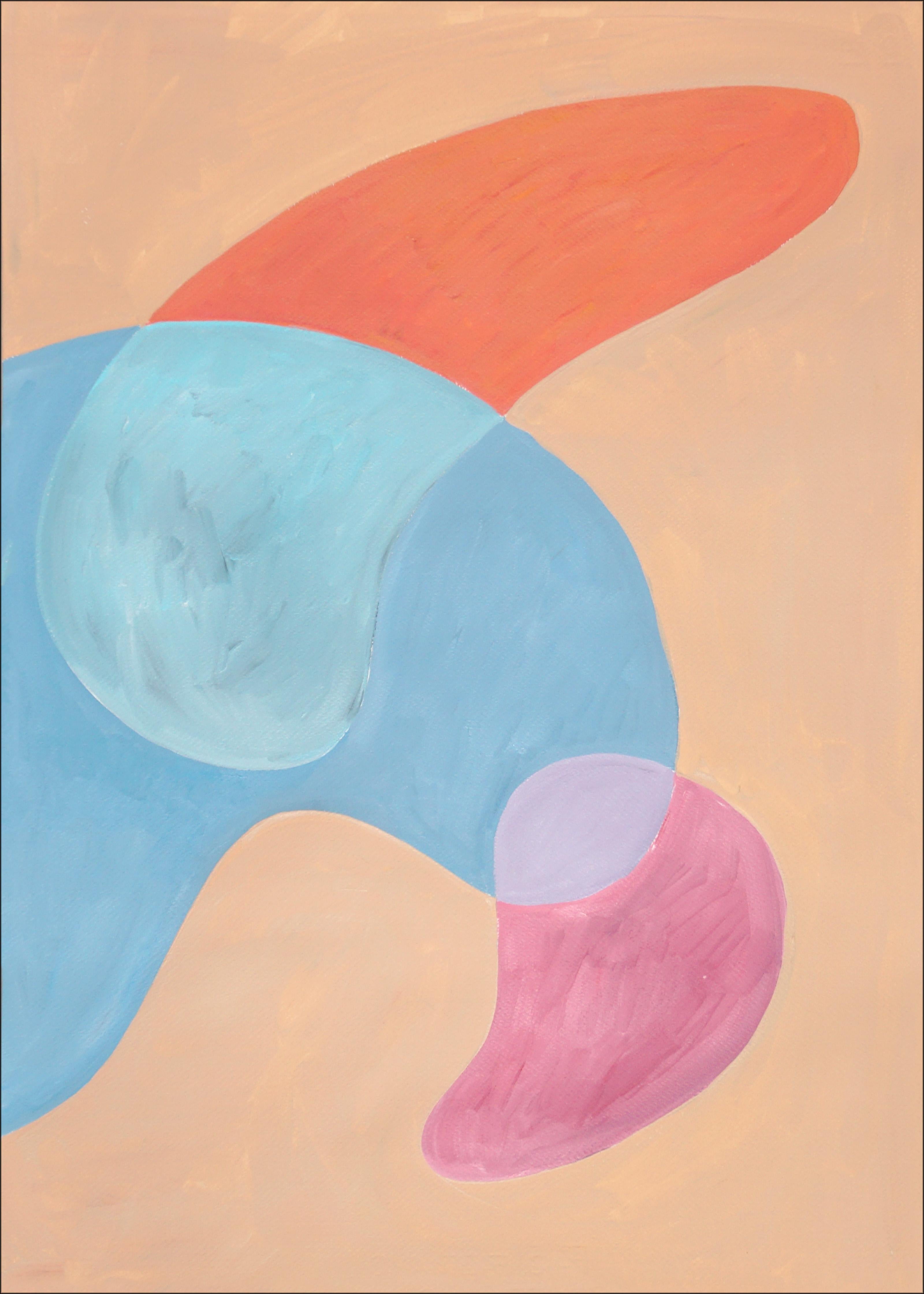Ryan Rivadeneyra - Summer Beach Puddles, Coral Tones, Turquoise Kidney Pools, Abstract Modern ...