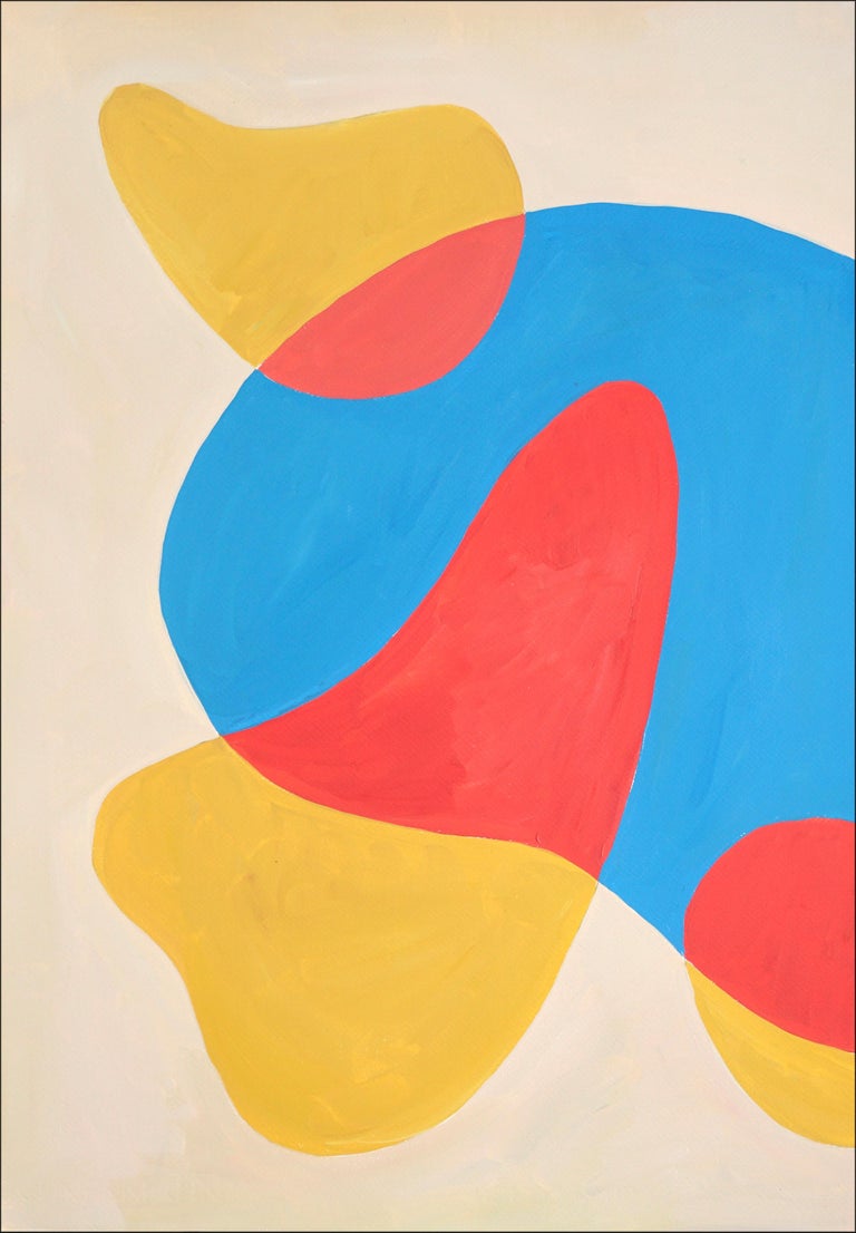 Ryan Rivadeneyra - Swimming Pools in The Desert, Abstract Modern Shapes in Primary Tones ...