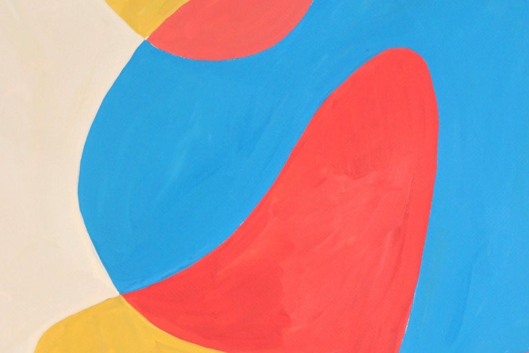 Ryan Rivadeneyra - Swimming Pools in The Desert, Abstract Modern Shapes in Primary Tones ...