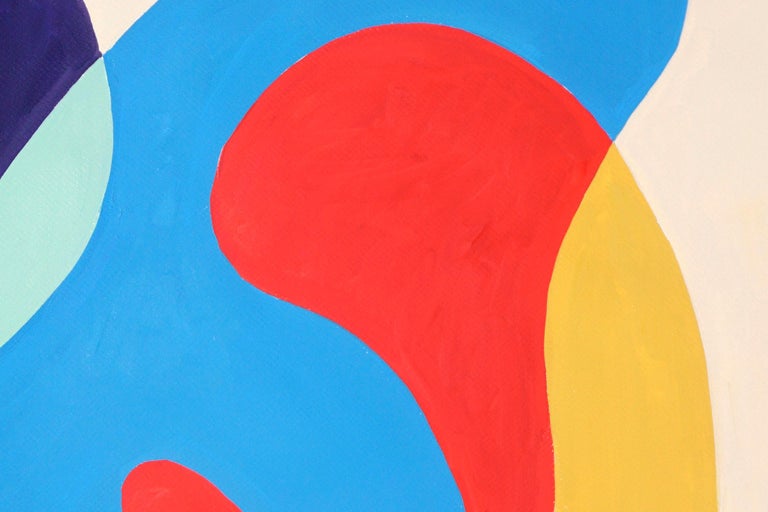 Ryan Rivadeneyra - Swimming Pools in The Desert, Abstract Modern Shapes in Primary Tones ...