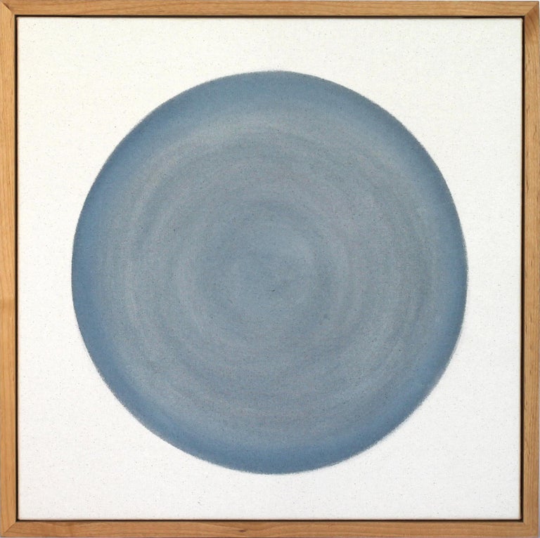 Ryan Snow - Circle in Blue-Grey no. 3 For Sale at 1stDibs