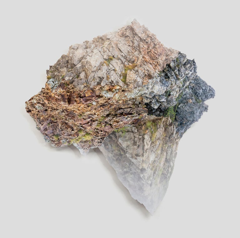 Ryota Shiibashi - See A World in Rocks. Photo Collage Of Rocks On Hanji ...