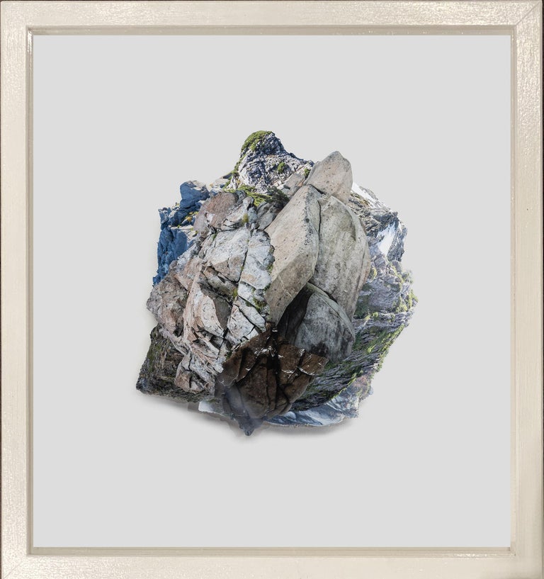 Ryota Shiibashi - See A World in Rocks. Photo Collage Of Rocks On Hanji ...