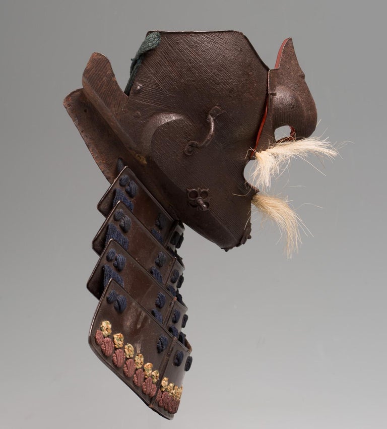 Ryūbu Menpō Half Mask for Samurai Armor, Kaga Myōchin School, 17th ...