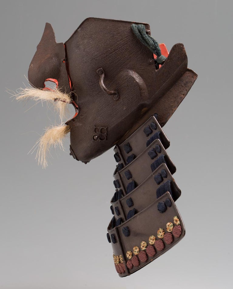 Ryūbu Menpō Half Mask for Samurai Armor, Kaga Myōchin School, 17th ...