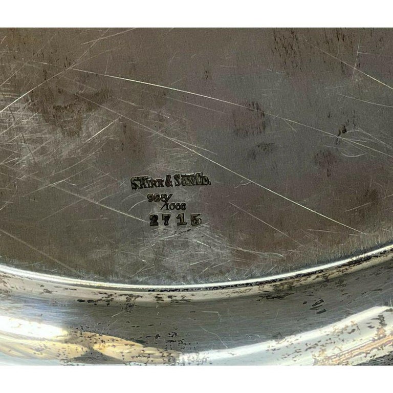 S. Kirk and Sons Sterling Silver Coffee Set Service Florals and Scrolls ...