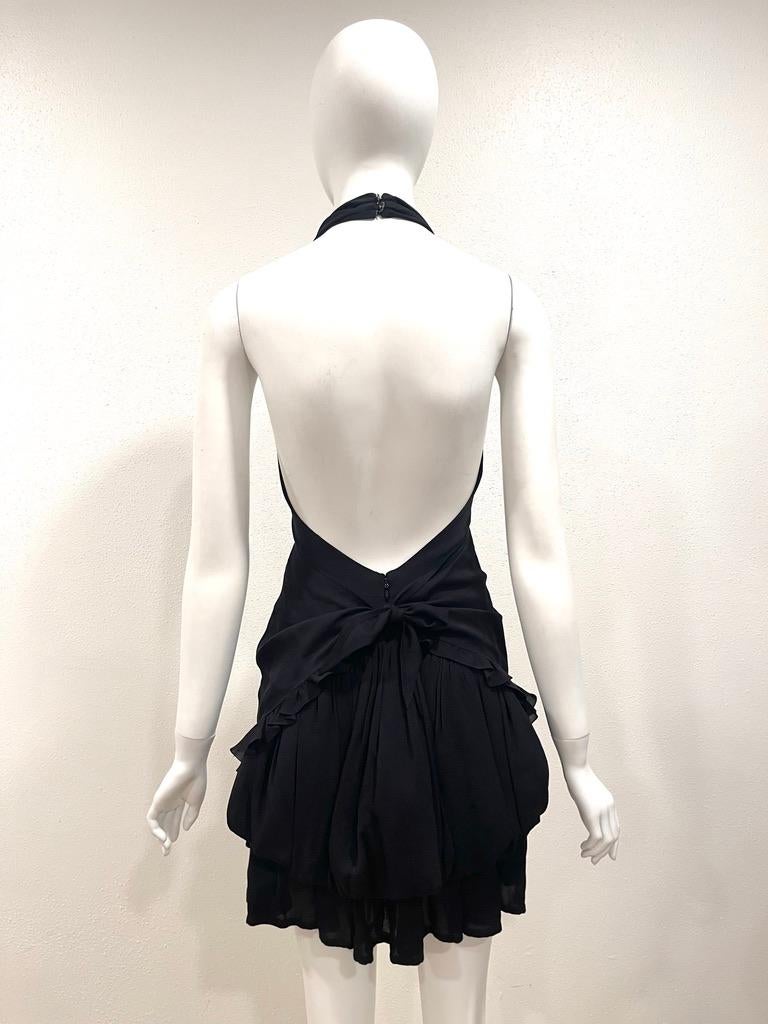 S/S 1992 Chanel by Karl Lagerfeld Backless Apron Mini Dress at 1stDibs ...