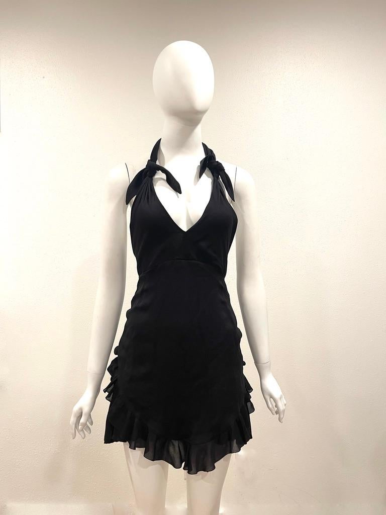 S/S 1992 Chanel by Karl Lagerfeld Backless Apron Mini Dress at 1stDibs ...