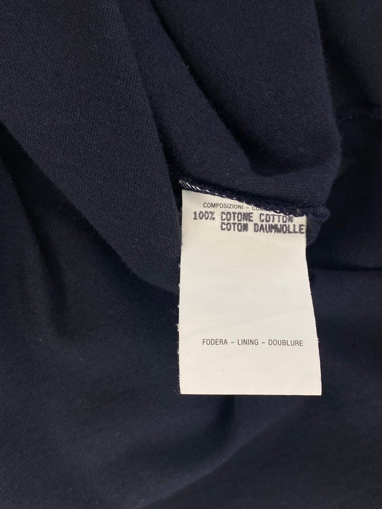 S/S 1997 Gucci by Tom Ford Black 'GG' Logo Embroidered Cotton T-Shirt ...