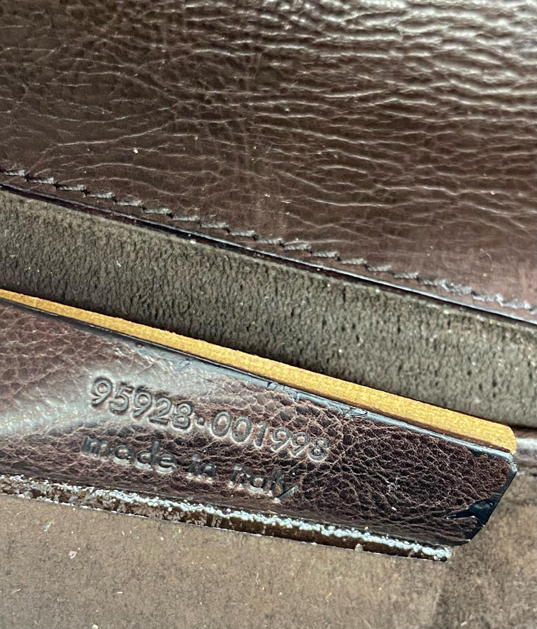 S/S 2002 Yves Saint Laurent by Tom Ford Pierced Leather Safari Clutch ...