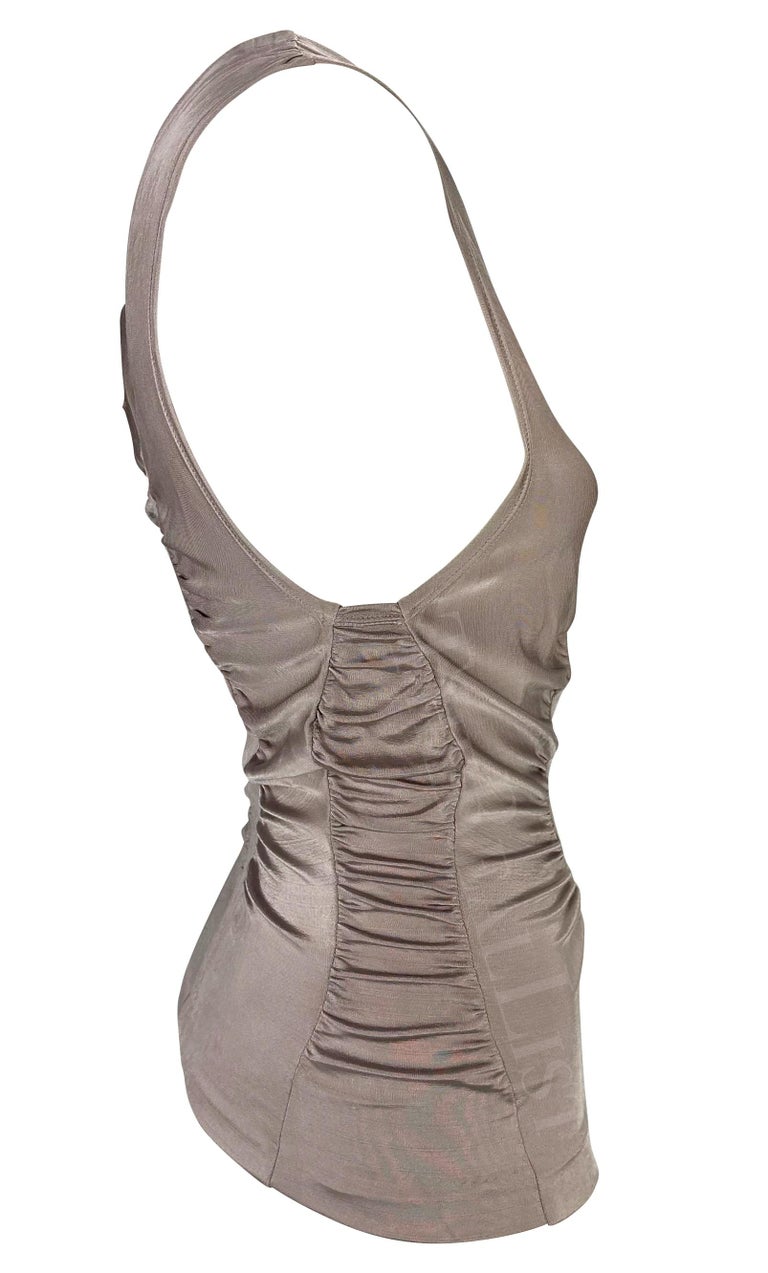 S/S 2003 Yves Saint Laurent Rive Gauche by Tom Ford Blush Slinky Tank ...