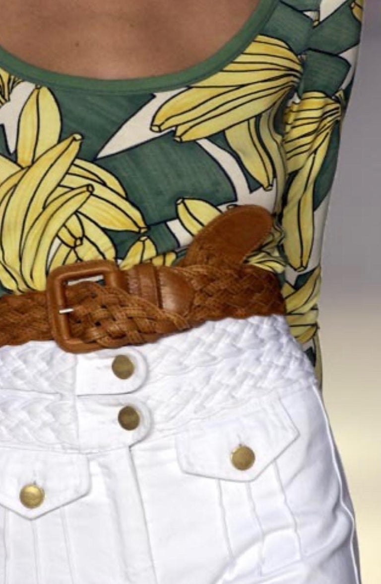 S/S 2004 Chloe by Phoebe Philo Banana Print Runway Documented Top at ...