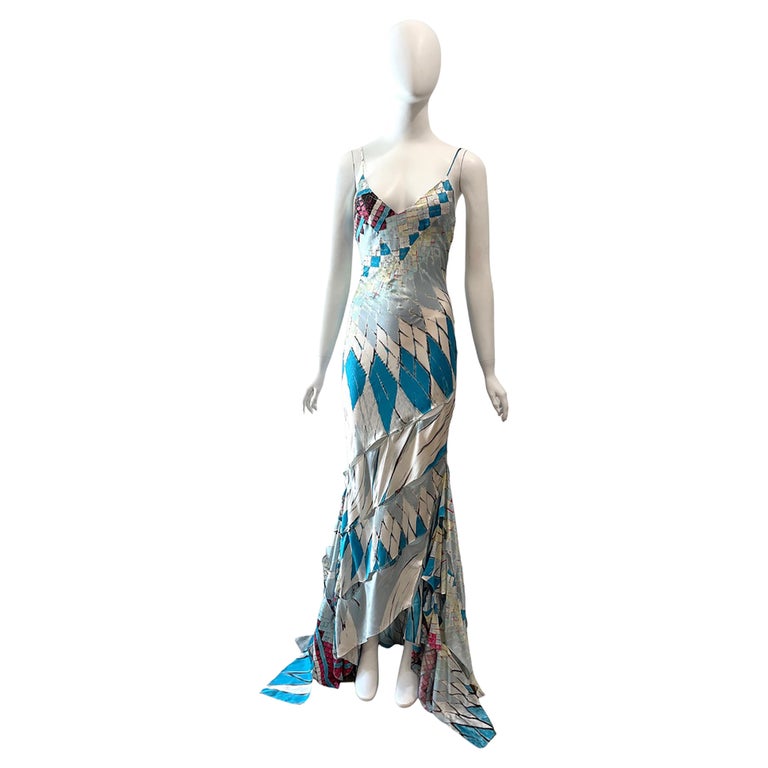 S/S 2004 Roberto Cavalli Cut-Out Gown For Sale at 1stDibs