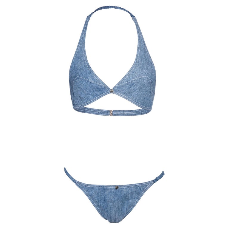 S/S 2008 Chanel Denim Bikini For Sale at 1stDibs