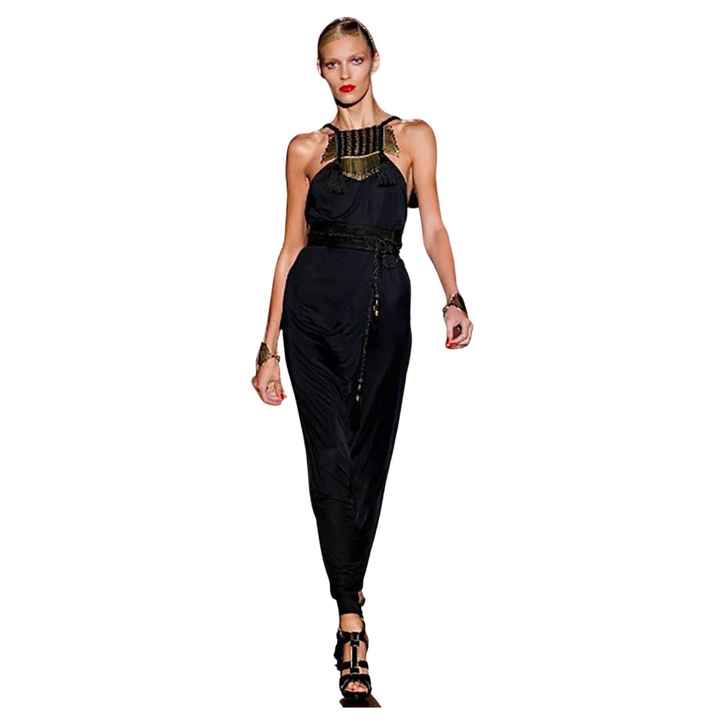 GUCCI GOLD GODDESS FULLY BEADED SILK DRESS at 1stDibs | gucci gold ...
