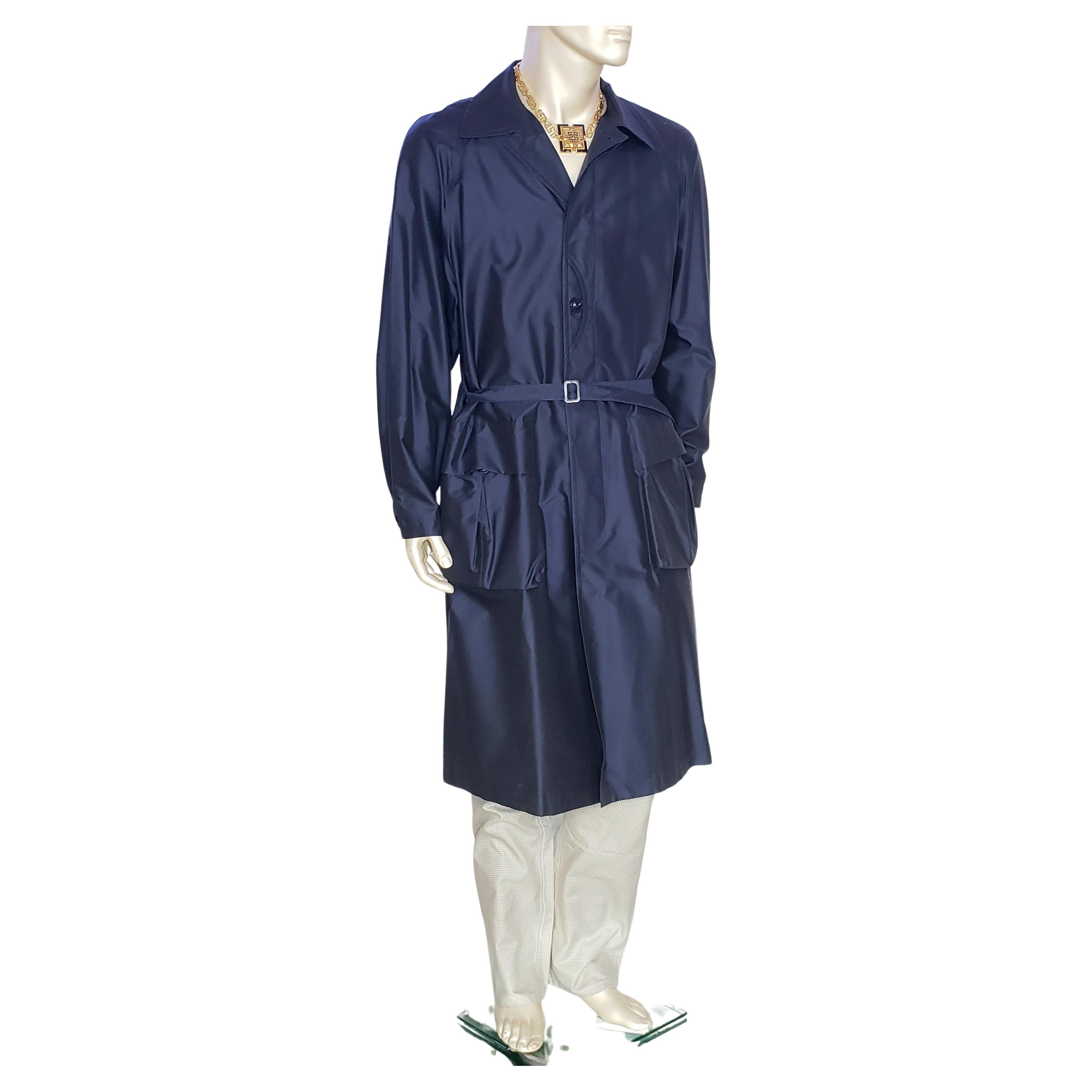 Tim Harding Art to Wear French Blue raw silk swing coat at 1stDibs ...