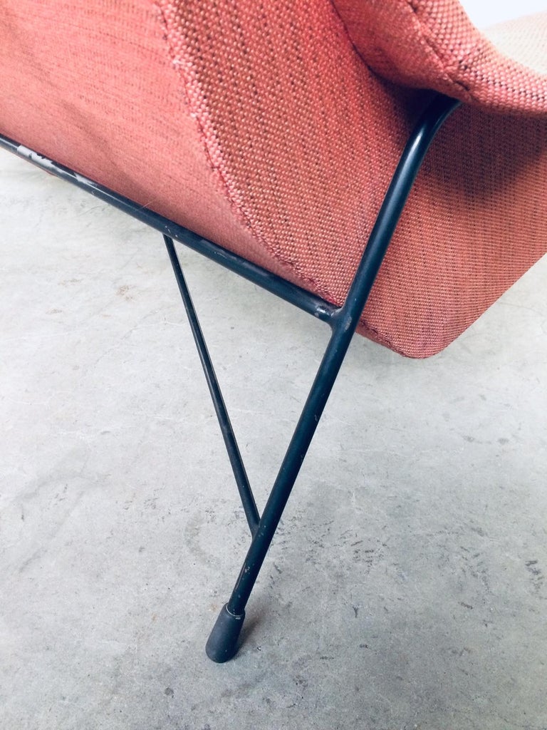 S12 Model 3 Seat Sofa by Alfred Hendrickx for Belform, Belgium, 1958 For Sale at 1stDibs