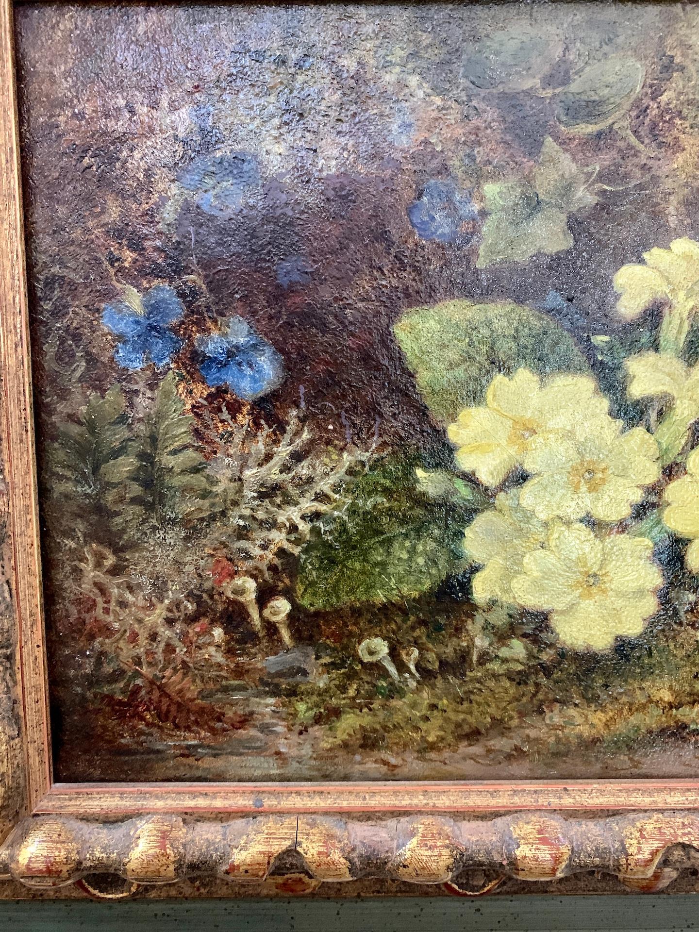 S.A Bridges - 19th century English Victorian still life of yellow ...