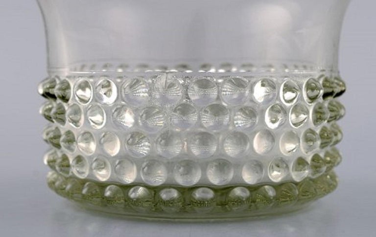 Saara Hopea for Nuutajärvi, Two Bowls in Art Glass, Budded Design ...