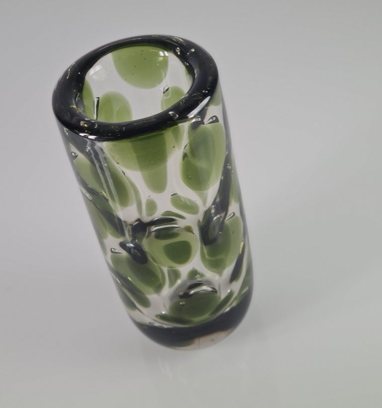 Saara Hopea "Panther" Art Glass Vase at 1stDibs