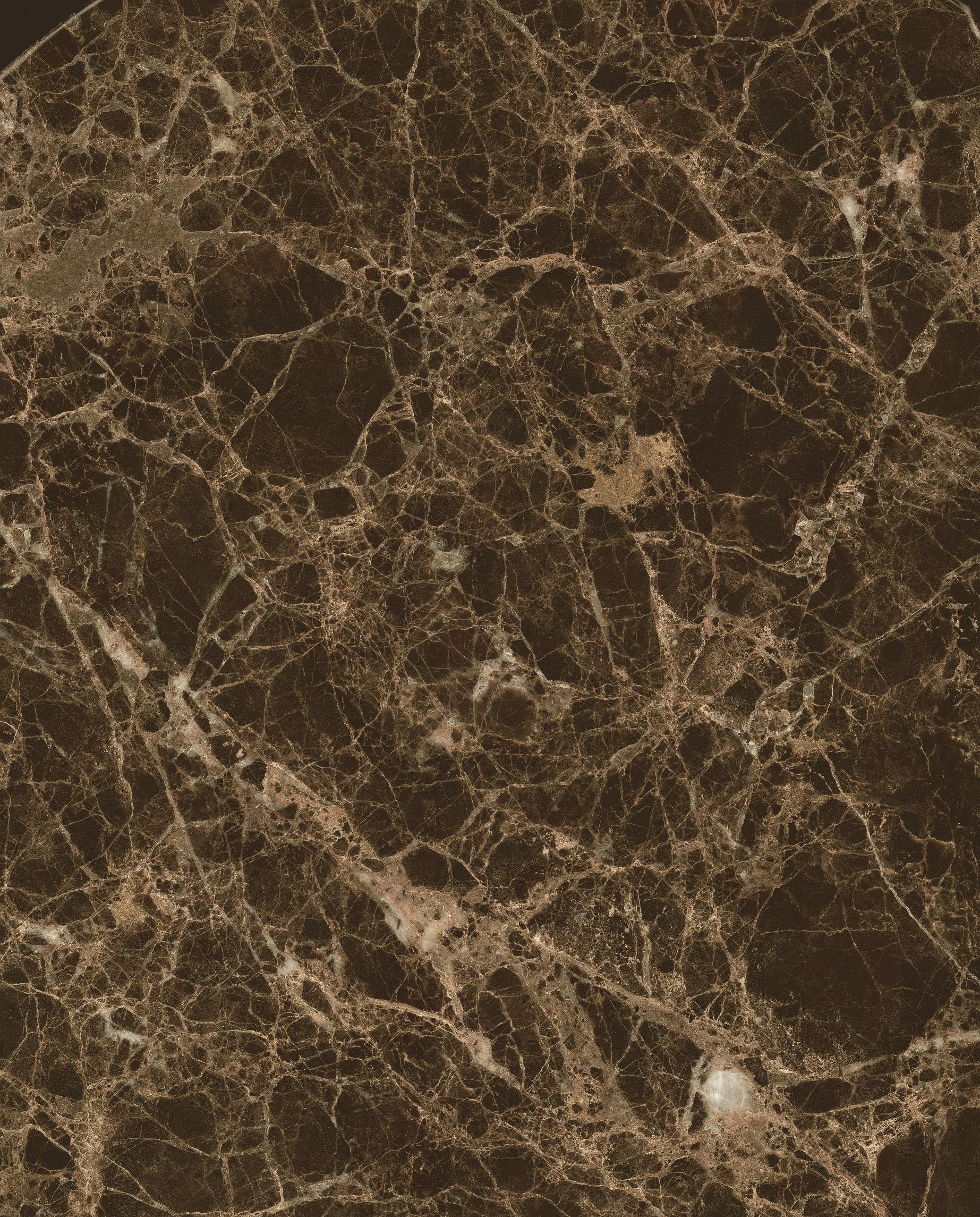 Saarinen 47" Dining Table, Satin Emperador Dark Marble and Black or ...