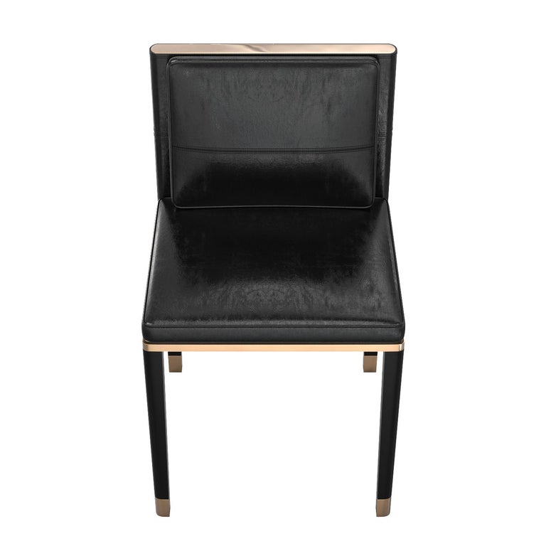 "Sabbia" Chair with Bronze and Tailor Made Leather, Istanbul For Sale ...