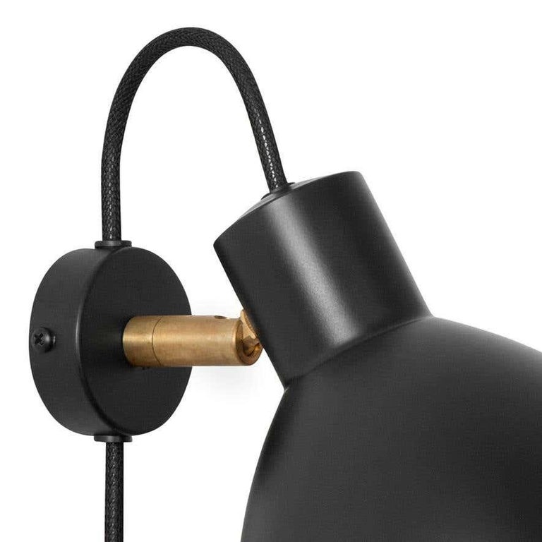 Sabina Grubbeson KH#1 Black Wall Lamp by Konsthantverk For Sale at 1stDibs