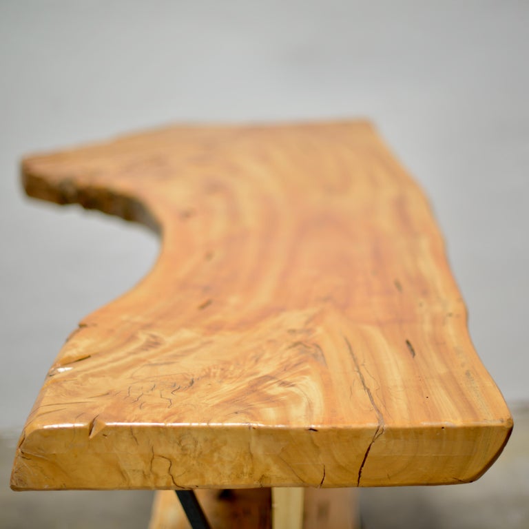 Sabino Burl Wood Bar and Stool Set For Sale at 1stDibs | sabino bar