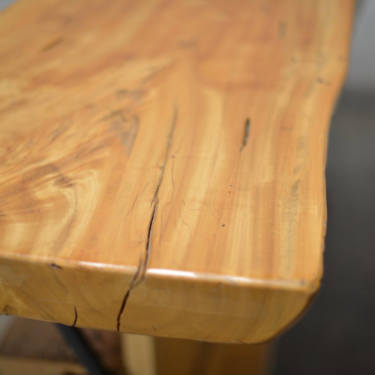 Sabino Burl Wood Bar and Stool Set For Sale at 1stDibs | sabino bar