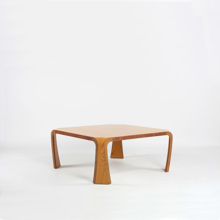 Saburo Inui for Tendo Mokko Square Coffee Table, Japan, 1960s For Sale ...