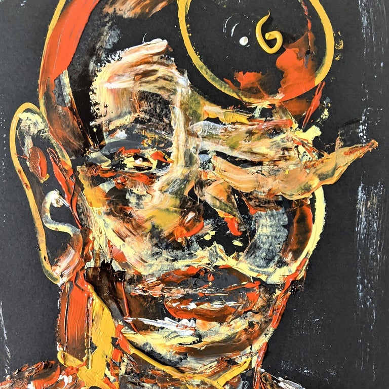 Sachi Rome - 'The Gentleman Relocated' - contemporary abstract portrait ...