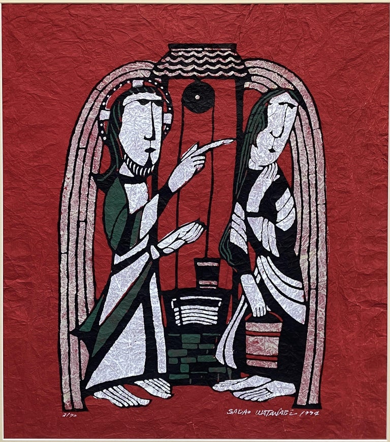 Sadao Watanabe - The Well at Samaria For Sale at 1stDibs