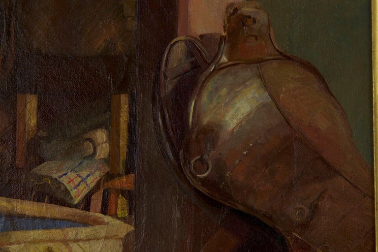 “Saddlemaker’s Shop” Oil Painting by Joseph Kavanagh R.H.A. (Irish ...