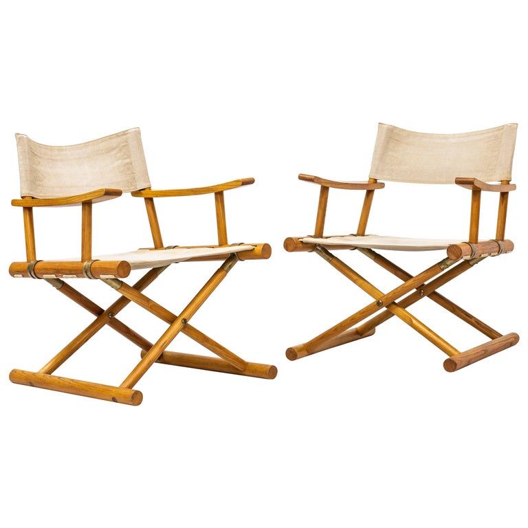 Safari Chairs by Sune Lindström for Nordiska Kompaniet at 1stDibs