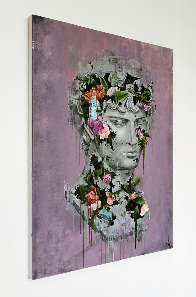 Sage Barnes - Ruins #1 by Sage Barnes, acrylic on canvas 2016 For Sale ...