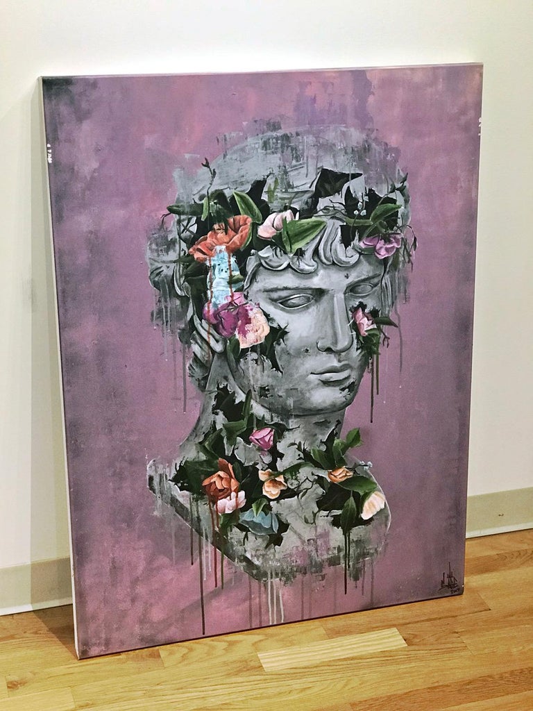 Sage Barnes - Ruins #1 by Sage Barnes, acrylic on canvas 2016 For Sale ...