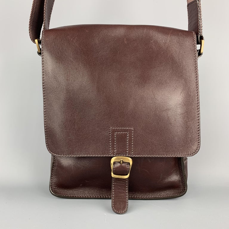 SAGEBROWN Burgundy Leather Shoulder Bag at 1stDibs