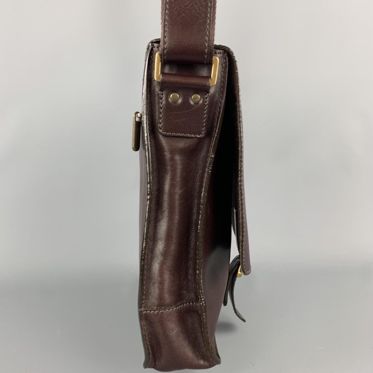 SAGEBROWN Burgundy Leather Shoulder Bag at 1stDibs