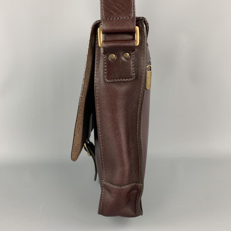 SAGEBROWN Burgundy Leather Shoulder Bag at 1stDibs