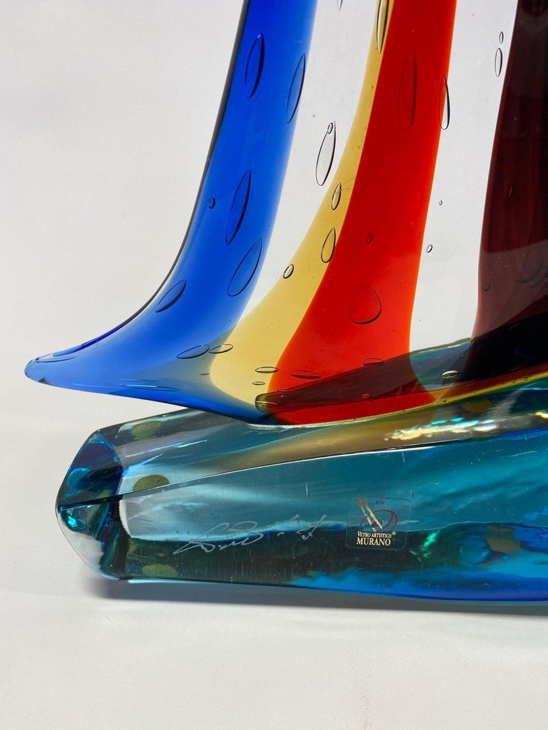 Sailboat Sculpture by Sergio Constantini For Sale at 1stDibs